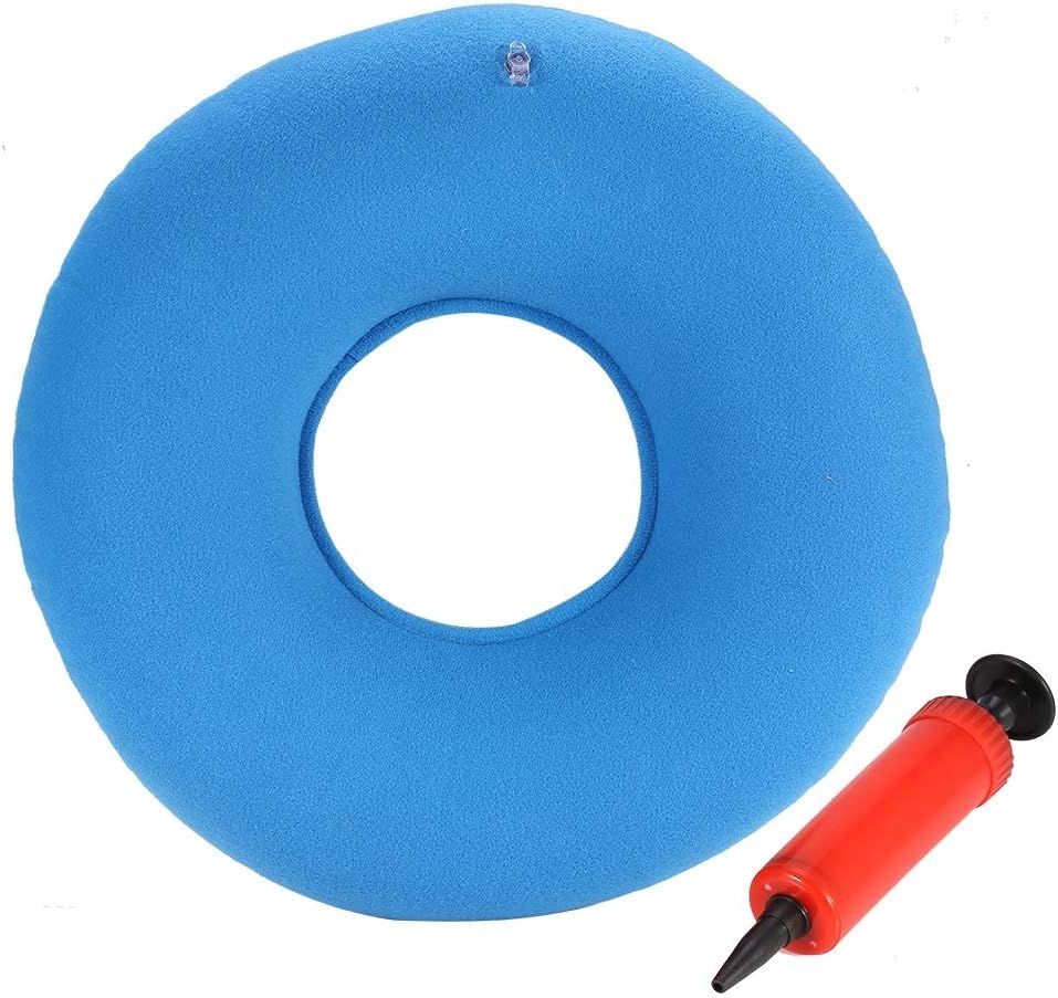 Alupre Inflatable Round Chair Pad Hip Support Hemorrhoid Seat Cushion ...