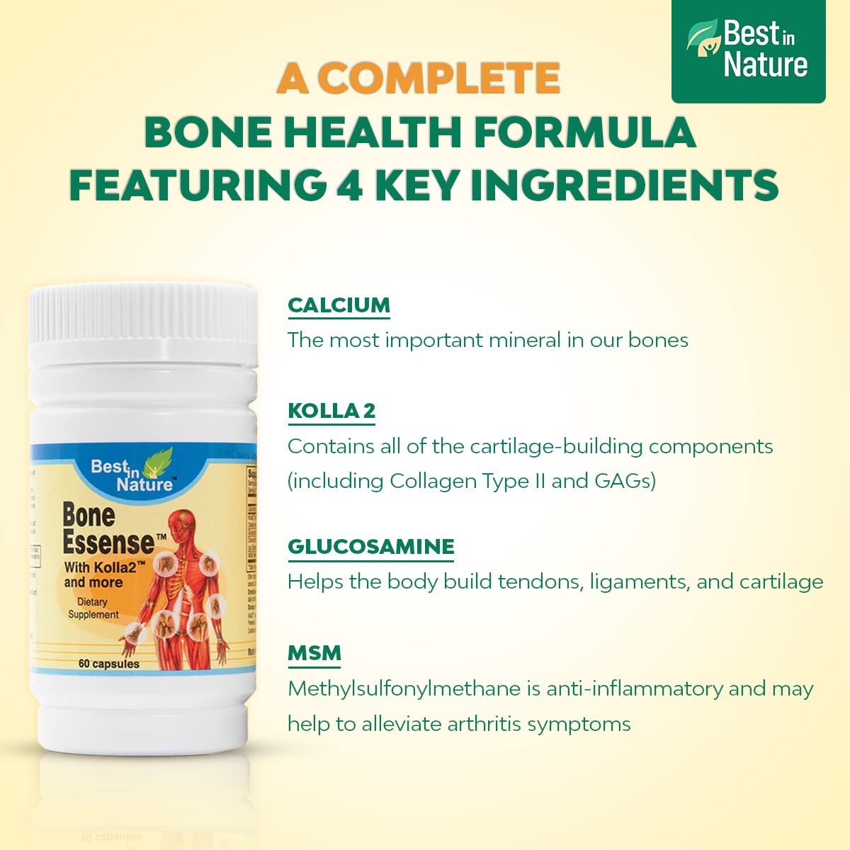 Mua Bone Essense with Kolla2- Bone and Joint Health Supplement. Supports Bone Density and Joint ...