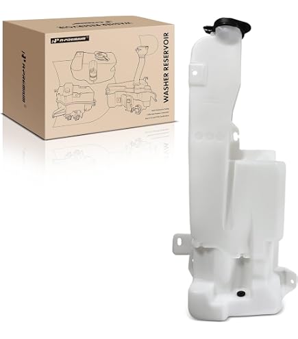 Windshield Washer Reservoir A-Premium With (Washer Pump/Filler Neck/Cap ...