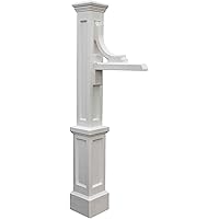 Amazon.com: Mayne Woodhaven Address Sign Post - White - Includes Post ...