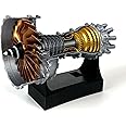 Amazon.com: TR900 Turbofan Engine Model Aircraft Engine Kit Turbojet ...