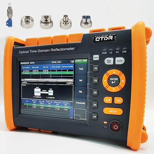 D YEDEMC Optical Time Domain Reflectometer Optic Fiber OTDR Tester ...