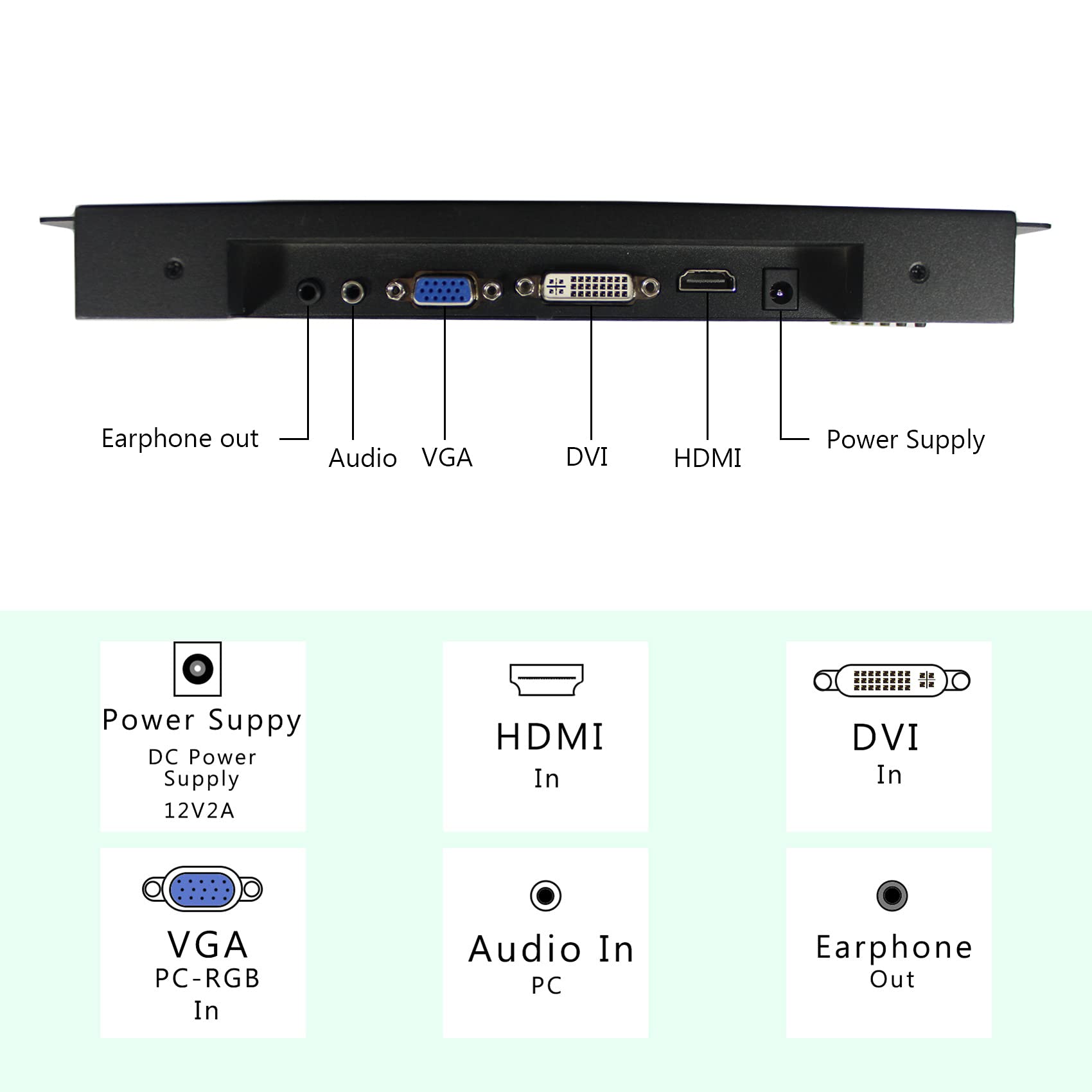 Mua VSDISPLAY 10.4 Inch 800x600 Portable LCD Monitor VS104ZJ01 Extra ...