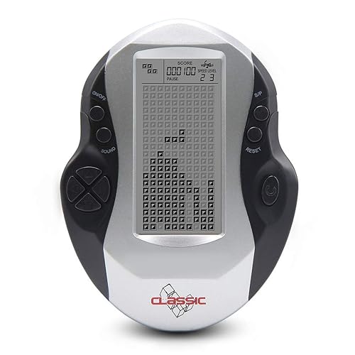 CZT Large Black and White Screen Brick Game Console Built-in 23 Games ...