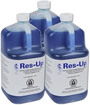 Amazon.com: Res-Up Water Softener Cleaner (3 Gallons): Health ...