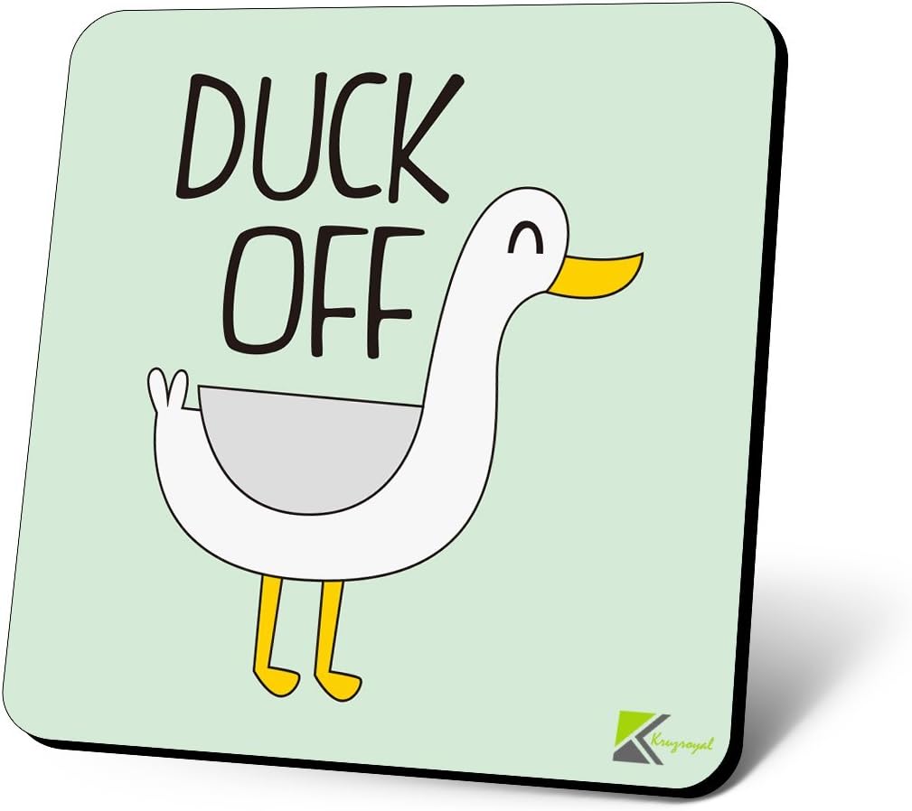 CS1056 Duck Off Novelty Funny Coffee Tea Drink Christmas Gift Glossy ...