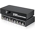 Amazon.com: RCA Switch 2 in 1 Out Composite Video L/R Audio Switcher ...