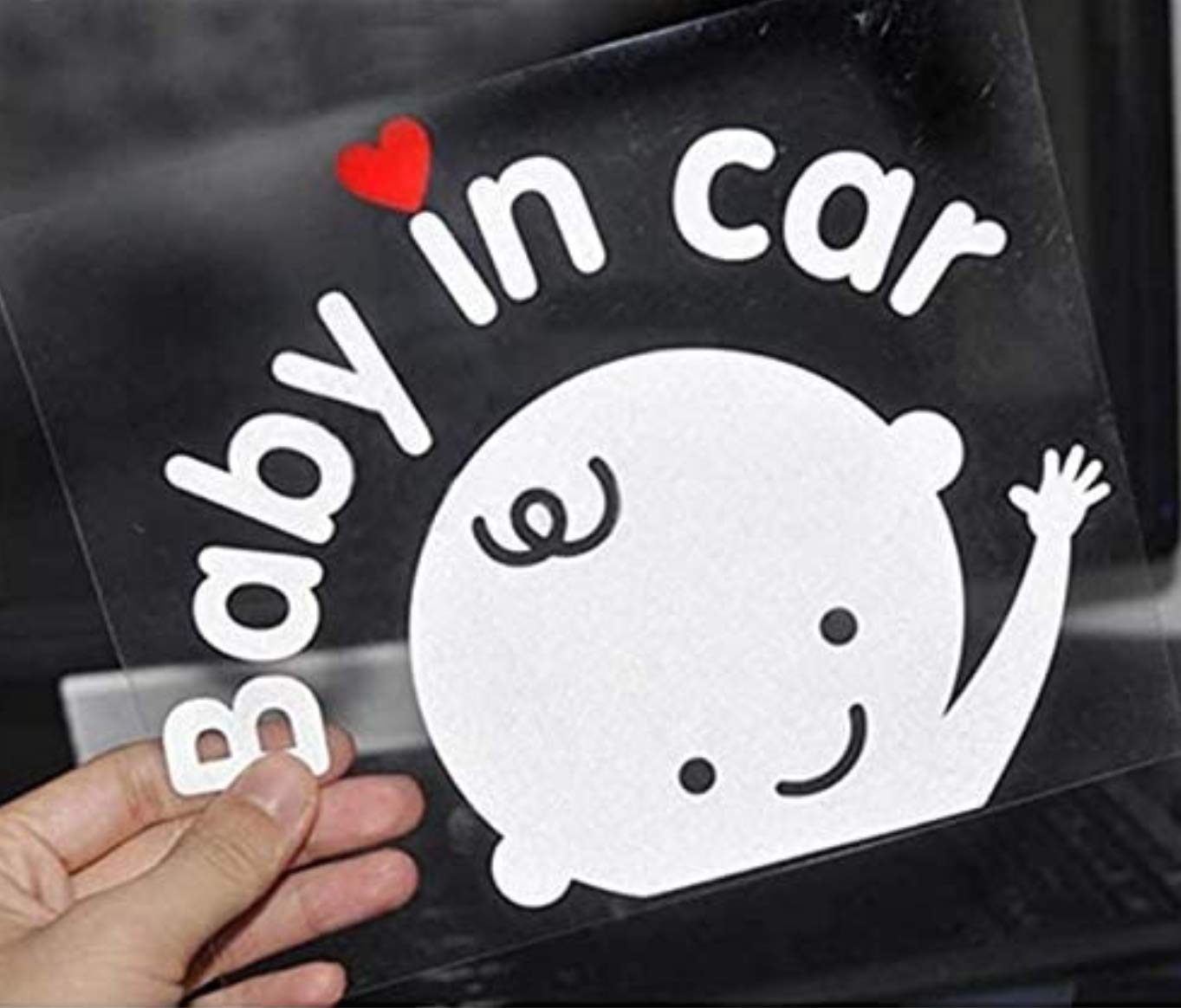 Mua Baby in Car Waving Sticker Baby on Board Sign for Car,Kids in car ...