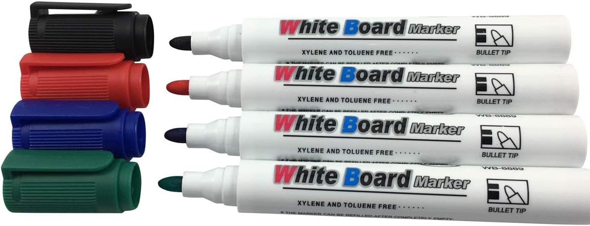 12 Quality Large white board whiteboard markers pens dry wipe markers ...