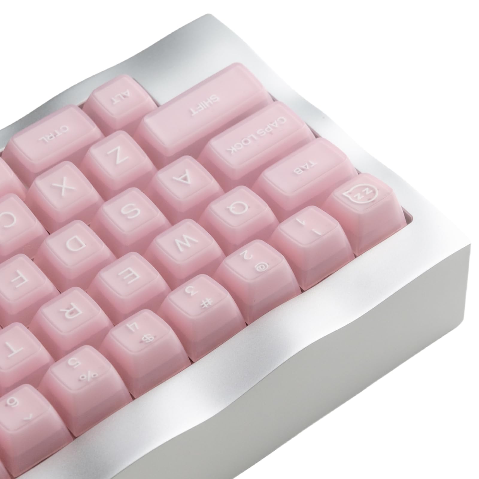 ULTRAEQUIP Keycap Set Pink Jade, 160 Keys RSA Profile PBT Keycaps ...