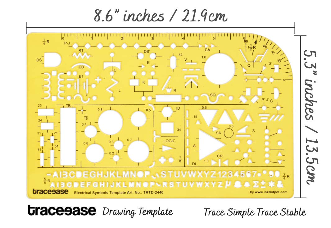 Mua Traceease Electrical Drafting Electrical Symbols Template Drawing ...