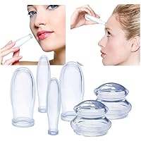 6pcs Facial Cupping Set,Cupping Therapy Set,Face Silicone Cupping Set Body and Face Massager for ...