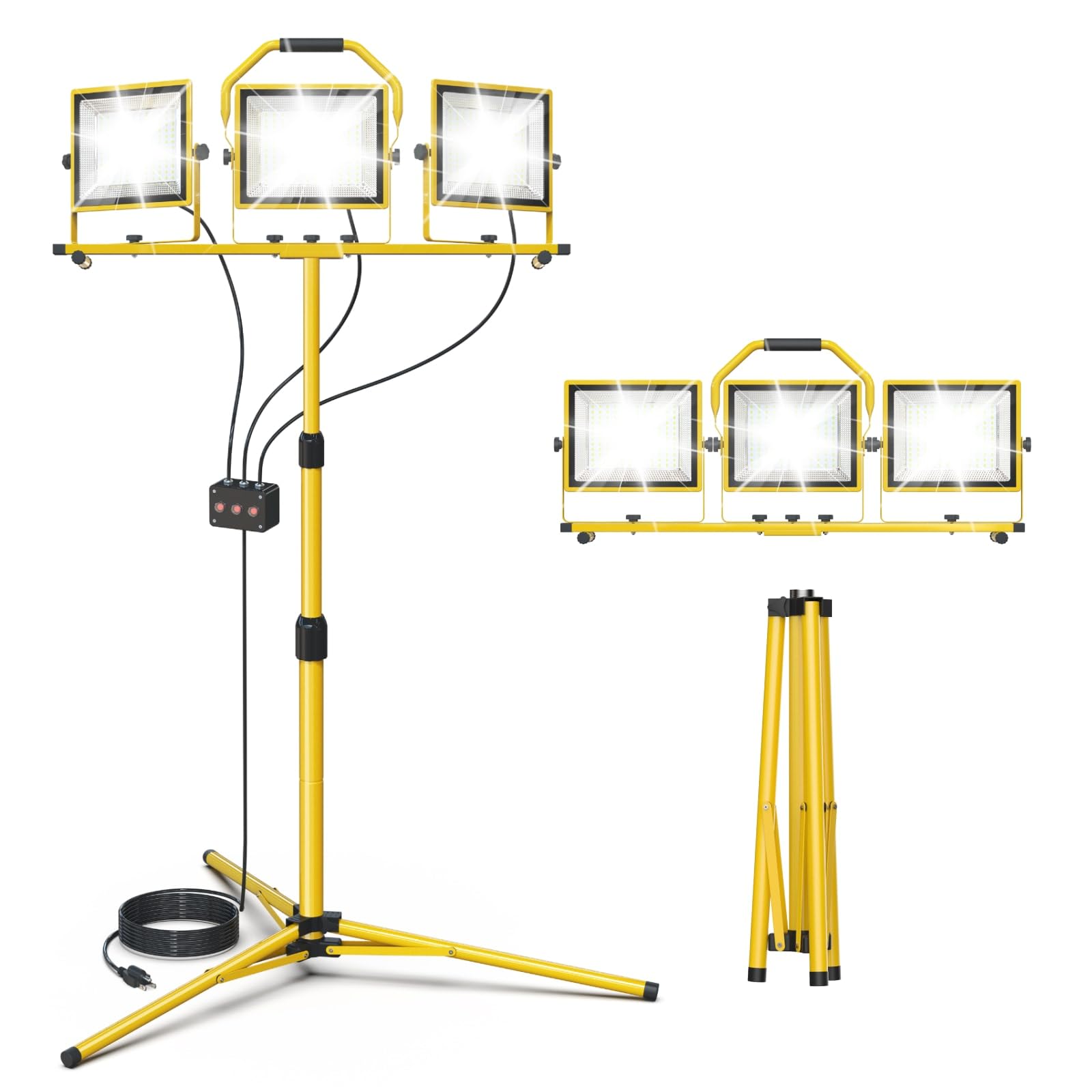 CLCXBSR 25200 Lumen LED Work Light, Work Lights on Stand, IP65 ...