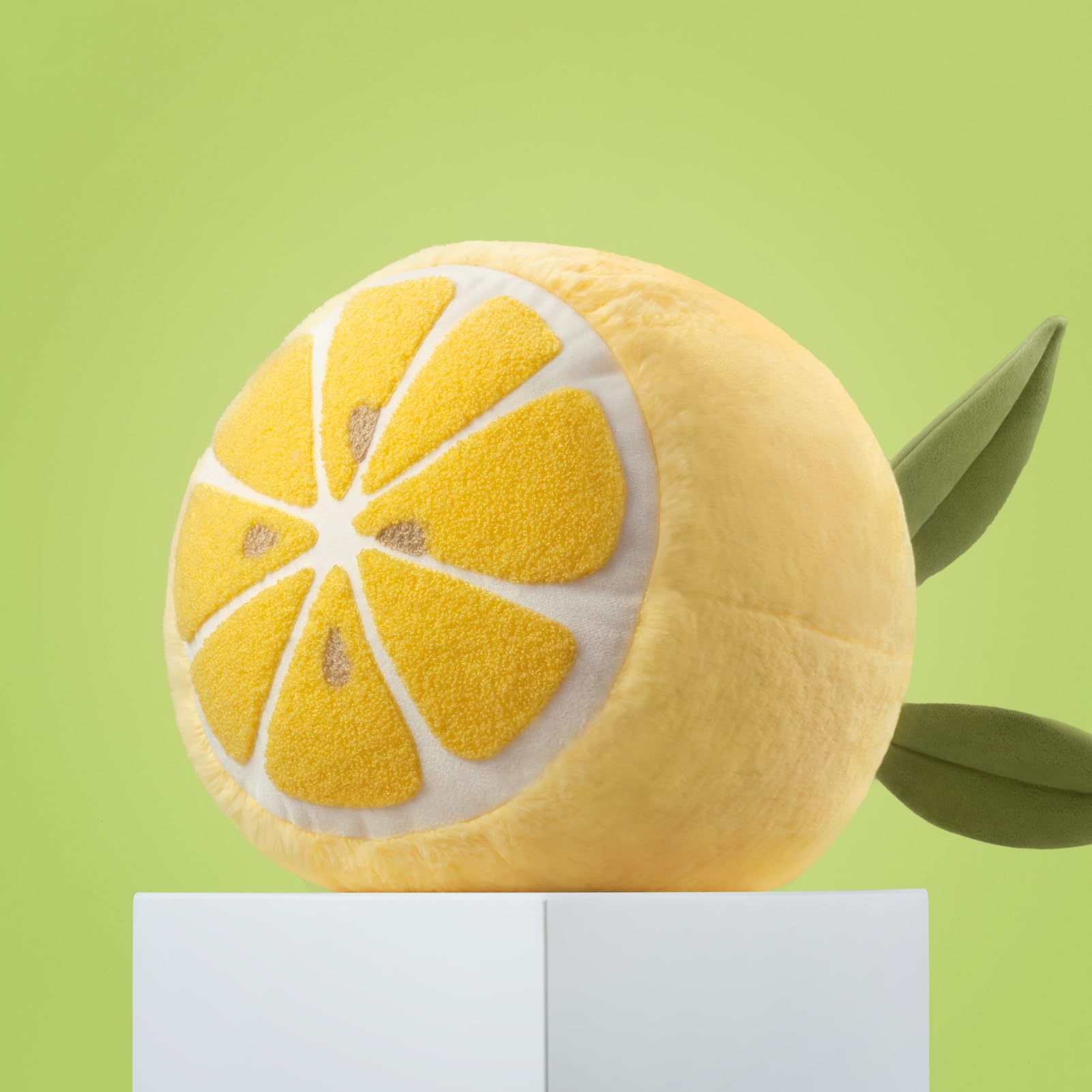 Phantoscope Fruit Shaped Pillows Series Lemon Shaped Throw Pillow, Fun ...