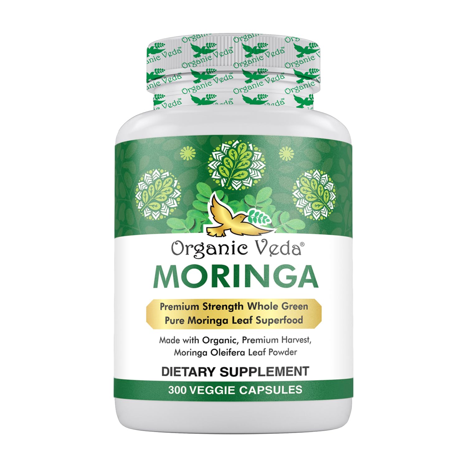 Mua Moringa Leaf Capsules 1500mg, 300 Count - Pure Raw Moringa Oleifera ...
