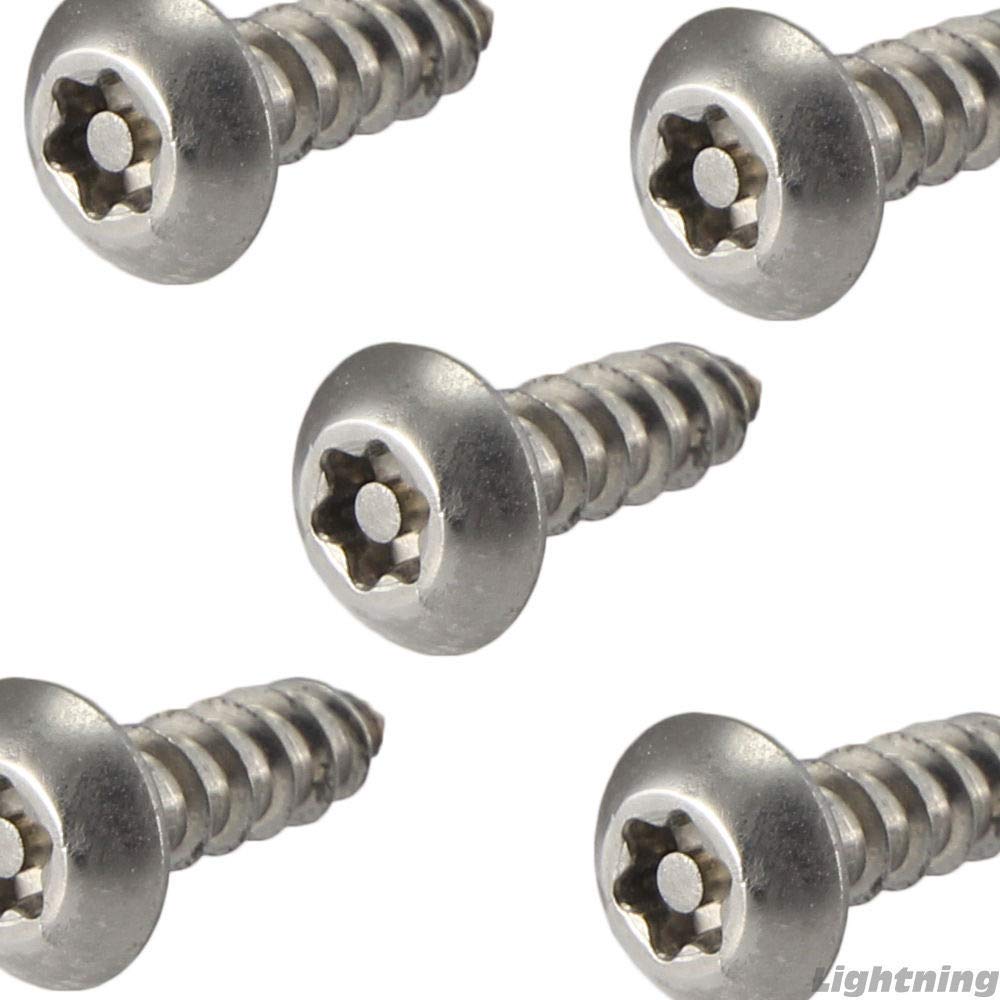 Stainless Steel Torx Tamper Proof Security Sheet Metal Screw #14 x 1 ...
