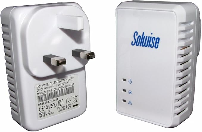 Twin Pack 85Mbps Homeplug Ethernet Adapters: Amazon.co.uk: Computers ...