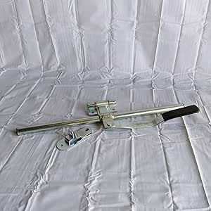 24" L Cargo Trailer Swing Rear Door Cam Bar Lock Latch Zinc Plated ...