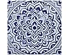 Amazon.com: 4 Mandala tiles - blue (30cm each) Blue&White: Handmade