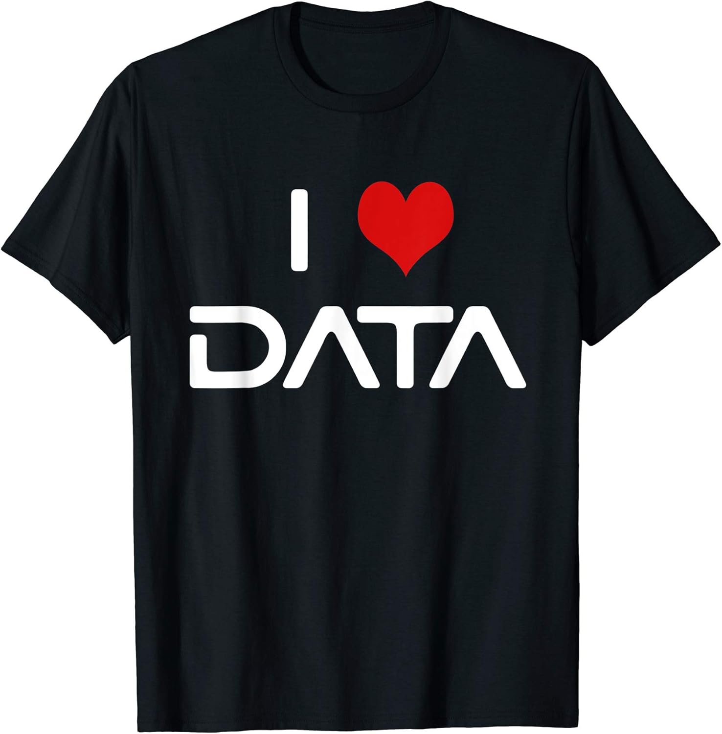 Men's I Love Data I Heart Data Economists Gift T-Shirt Large Royal Blue ...