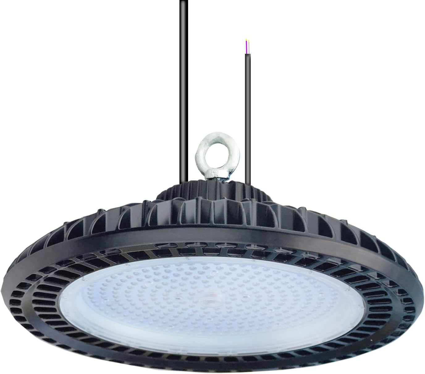 200W Dimmable LED High Bay Light, 5500K White Color, 24000 Lumens, 110V ...