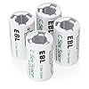 EBL D Size Battery Adapters, AA to D Size Battery Spacer Converter Case ...