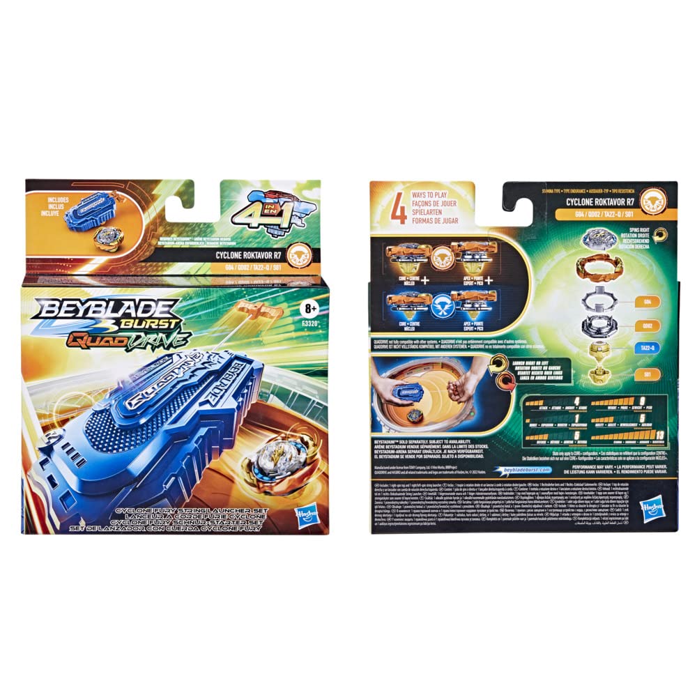 Mua Beyblade Burst QuadDrive Cyclone Fury String Launcher Set - Battle ...