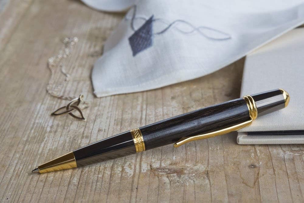 Handcrafted Wooden Ballpoint Pen – Made in Ireland with Ancient Irish ...