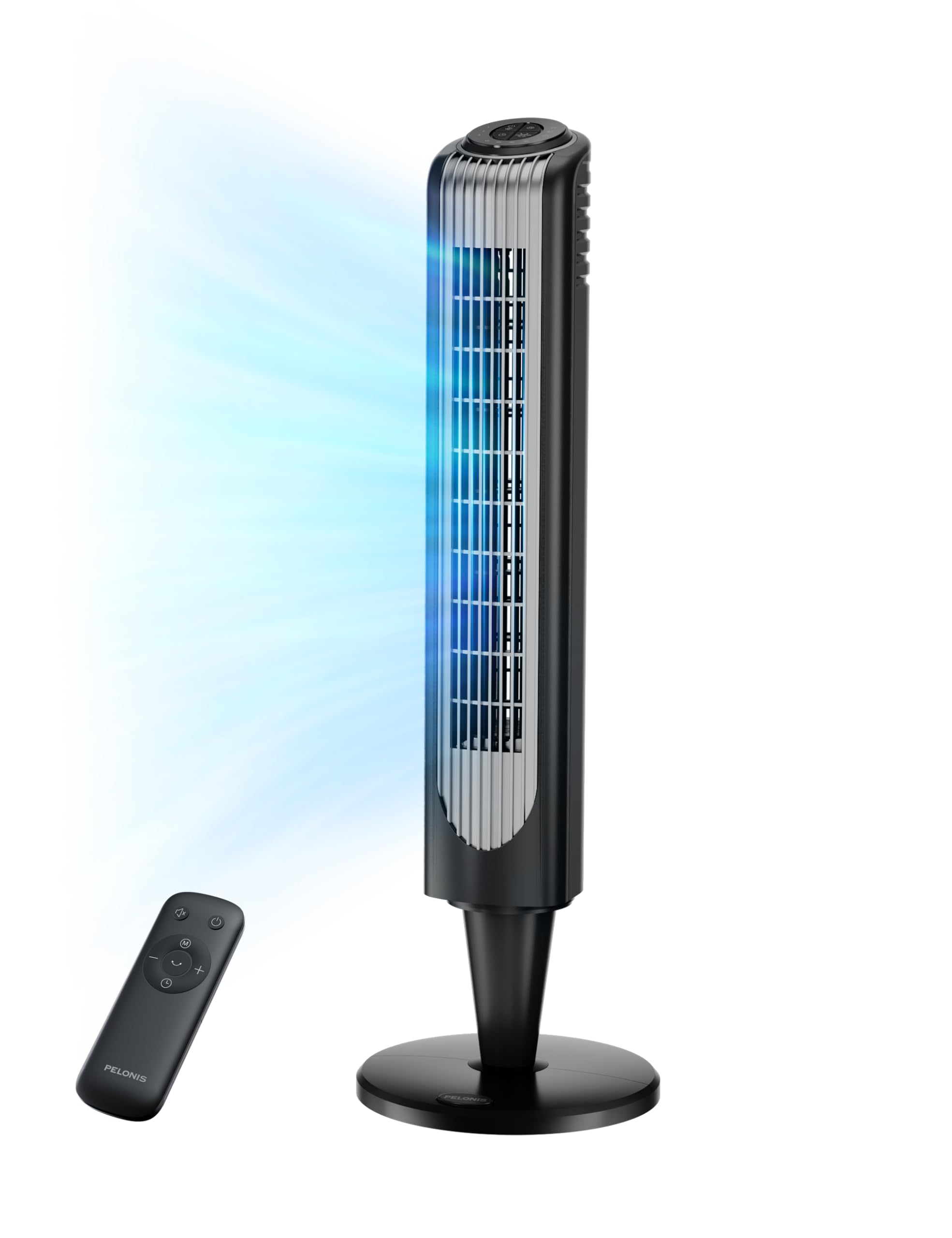 PELONIS 36-Inch Tower Fan for Bedroom – Oscillating Tower Fan with ...