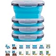Amazon.com: Annaklin Collapsible Food Storage Containers with Lids & Vent, 11.8 oz, Kitchen ...