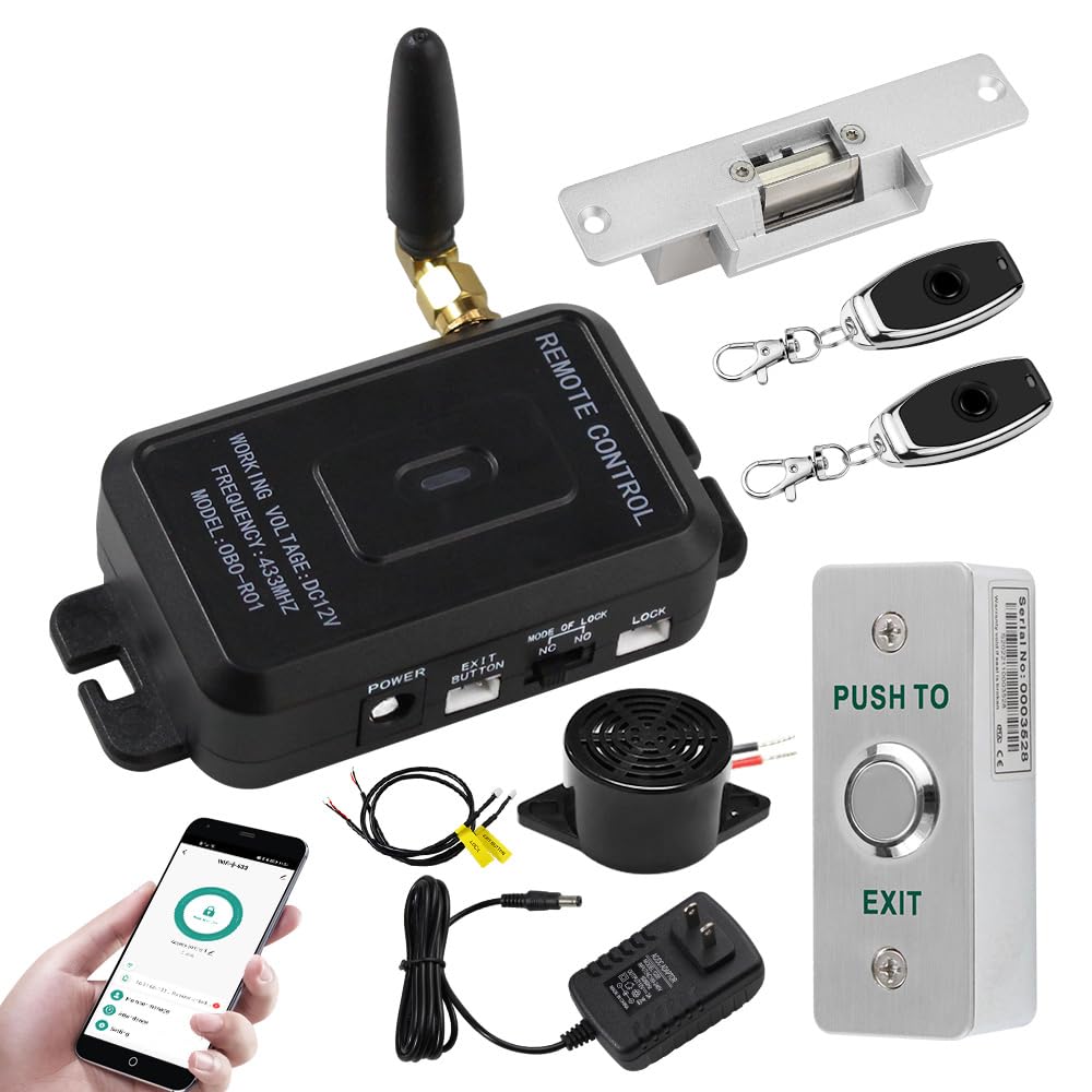 YiToo WiFi Tuya Access Control Fail-Secure Electric Strike Door Lock ...