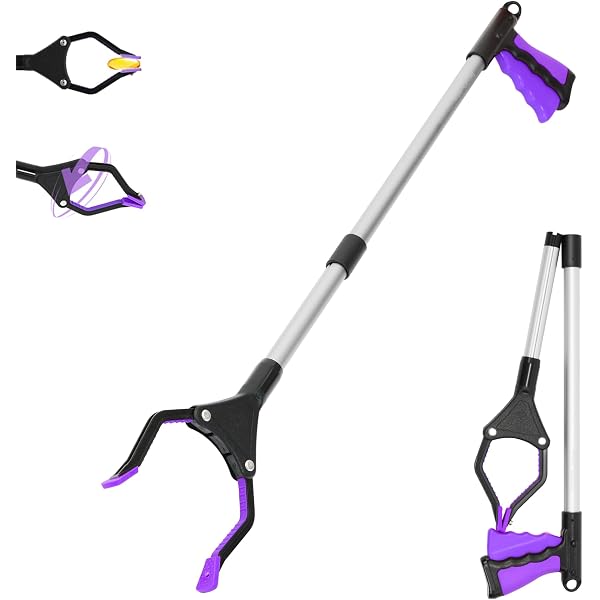 Claw Grabber Pickup Tool , New Version Long 33 Inch Steel Inner Cord ...