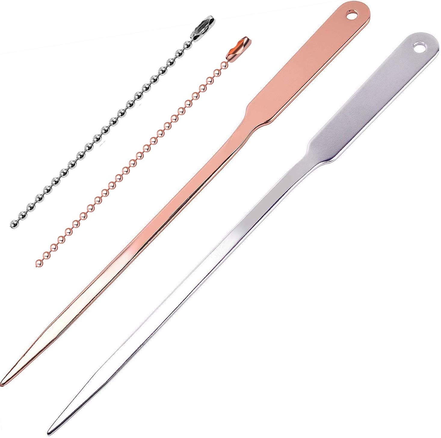 Jdesun 2 Pieces Letter Openers, Stainless Steel Lightweight Hand ...