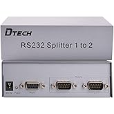 Amazon.com: RS232 Splitter, DTECH 4 Port Serial Expansion Box 1x4 COM Port Expander with Power ...