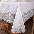 Amazon.com: ARTABLE Lace Rectangular Tablecloths with Exquisite Macrame ...