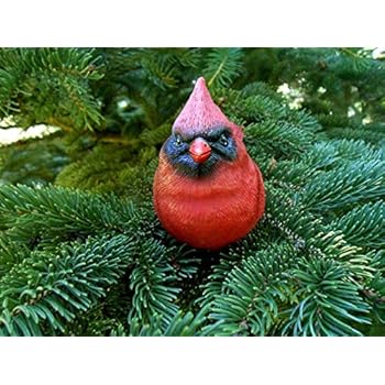 Amazon.com: Large Resin Cardinal Bird Figurine: Home & Kitchen