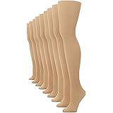 No Nonsense Women's Plus-size Control Top Pantyhose 3-pack Sockshosiery ...