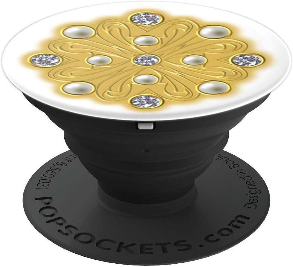 Amazon.com: Diamond Gold Bling Pop Socket Jewel Gift for Her Grip