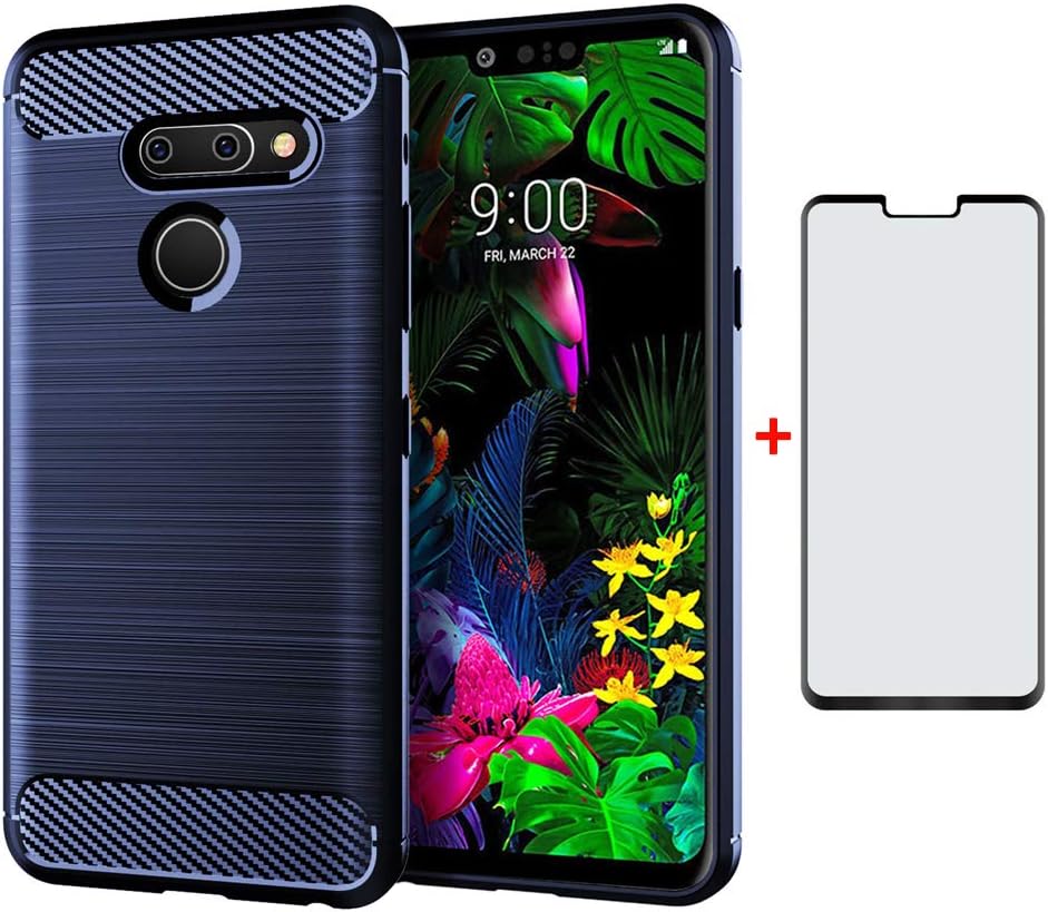 Phone Case for LG G8 ThinQ G8s with Tempered Glass Screen Protector ...