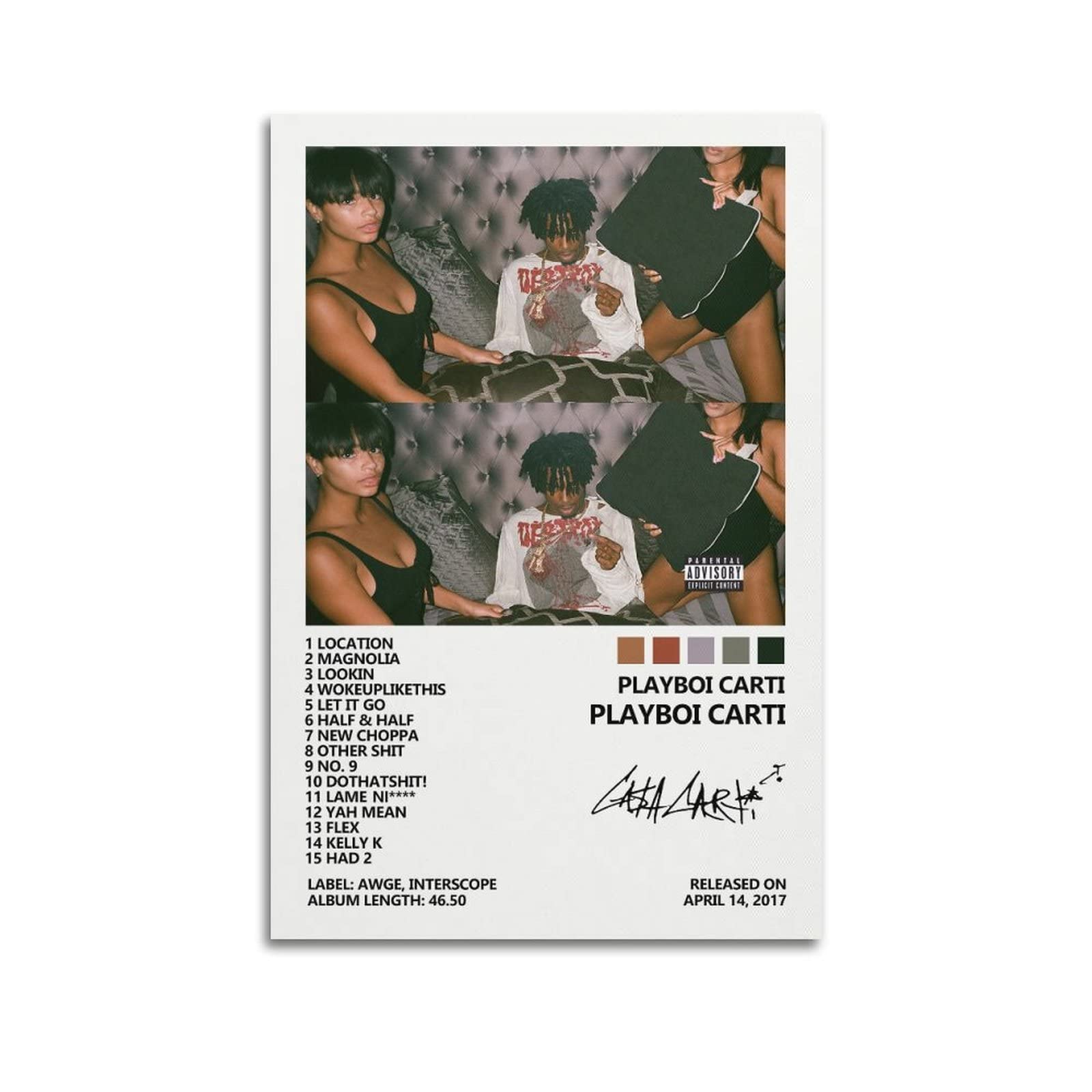 Mua SUANYE Playboi Carti Posters Playboi Carti Album Cover Poster for ...
