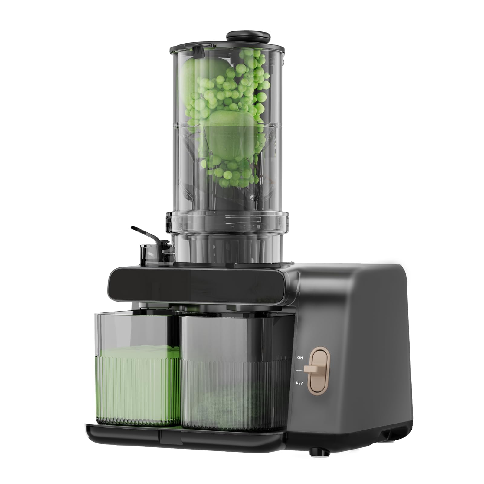 Cold Press Juicer Machines, 5.3-inch Extra Large Feed Chute Easy to ...