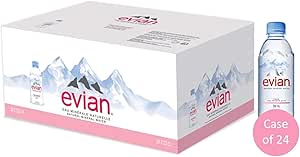Evian Natural Mineral Water Bottles, 24 x 330ml: Amazon.com.au: Grocery ...