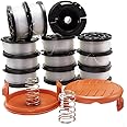 Amazon.com : AF-100 Replacement Spool for Black and Decker String Trimmer Edger GH900 BESTA510 ...