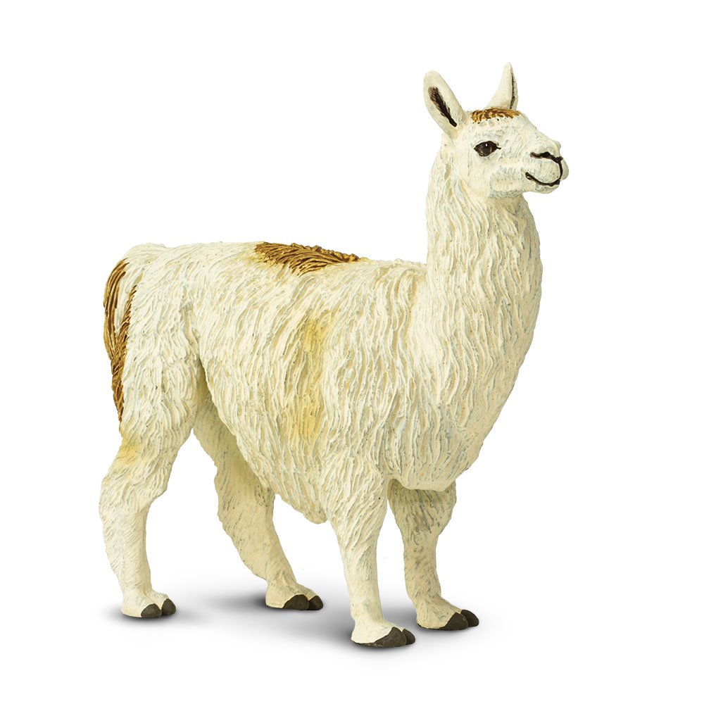 Safari Ltd. Llama Figurine - Hand-Painted Lifelike 4" Model Figure ...