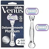 Amazon.com: Gillette Venus Platinum Extra Smooth Razors for Women, 1 ...