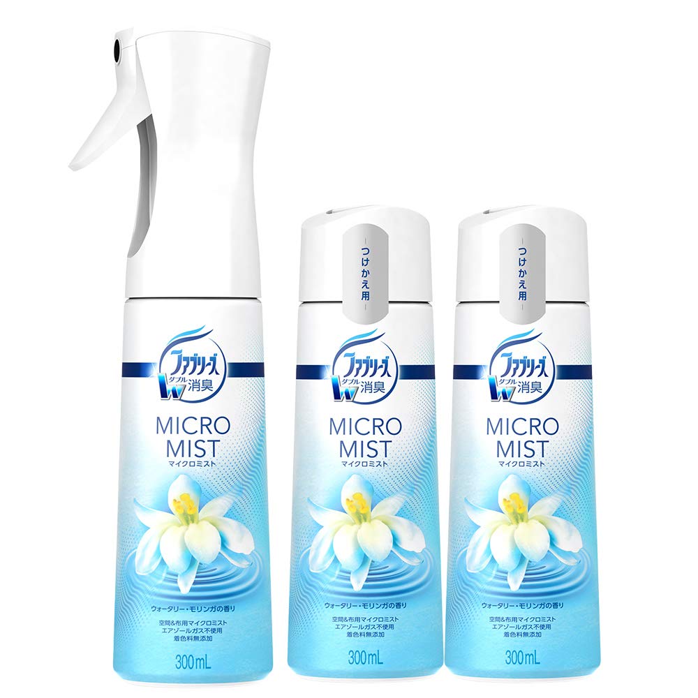 【価格推移】 P&G ファブリーズ マイクロミスト 消臭スプレー 空気用 ウォータリー・モリンガ 300ml 本体 2個 ピーアンドジーの最安値 | プライシー