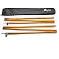 Amazon.com: Adjustable Tarp Poles, Telescoping Aluminum Tarp and Tent ...