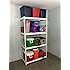 Amazon.com: SafeRacks Freestanding Shelf | Steel Shelving Unit | 2'D x ...