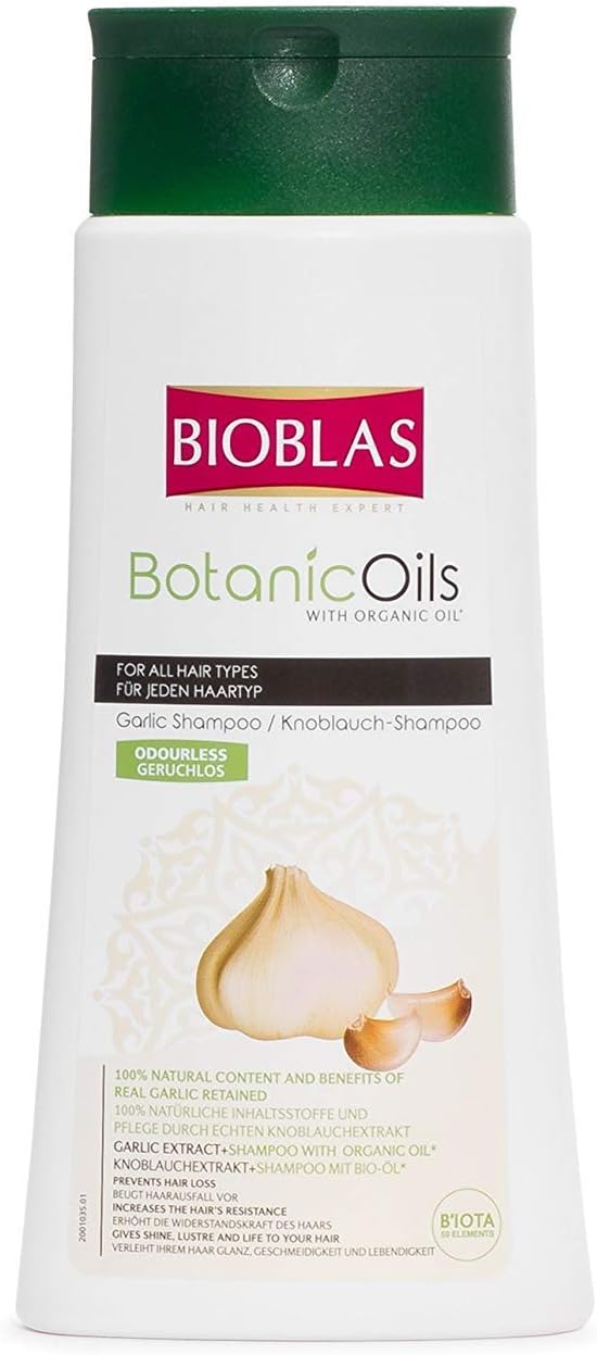 2x Garlic Shampoo – 360 ml, Odourless, Dermatologically Tested, Anti ...