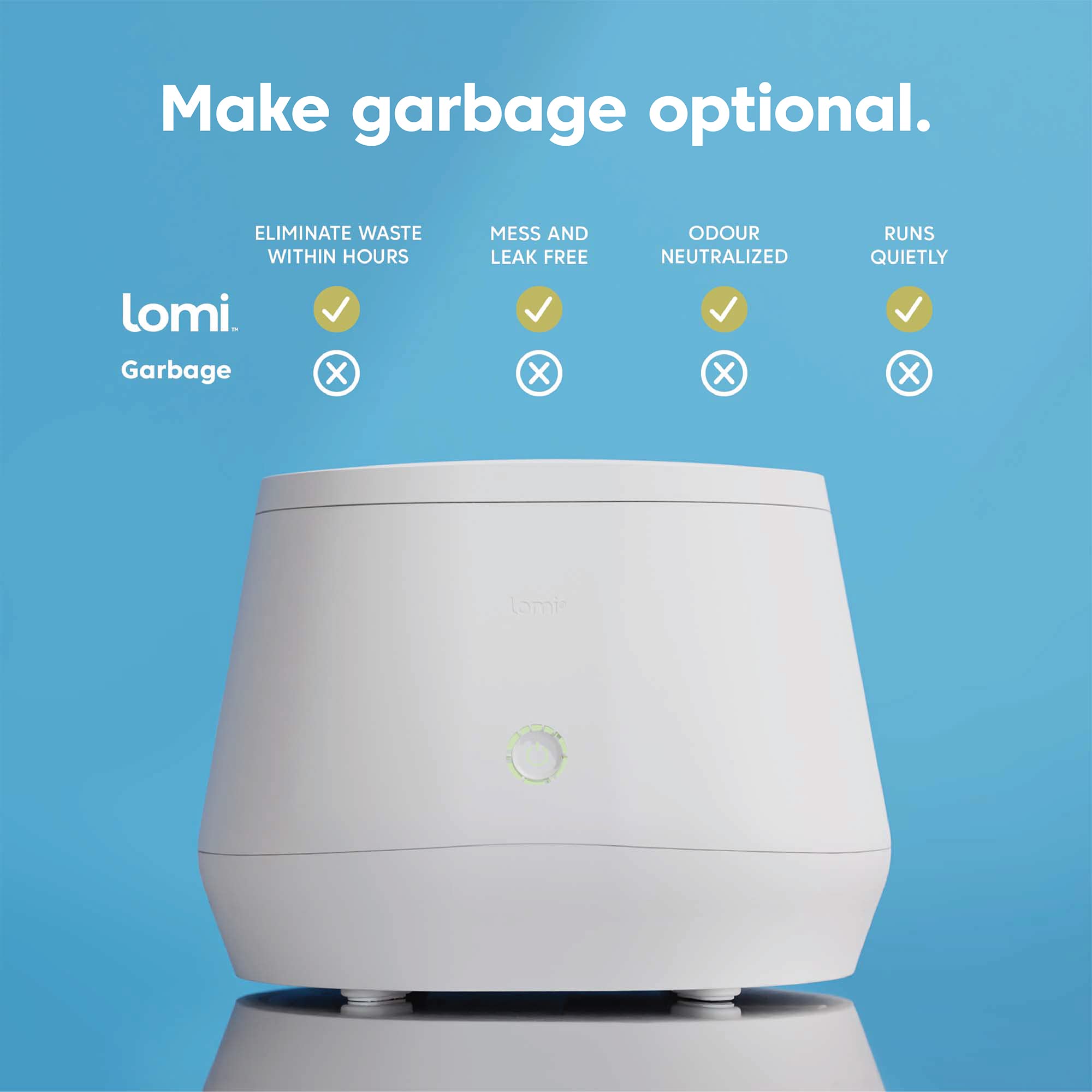 Mua Lomi 1 – 3L, Electric Composter (45 Cycles), World’s First Smart ...